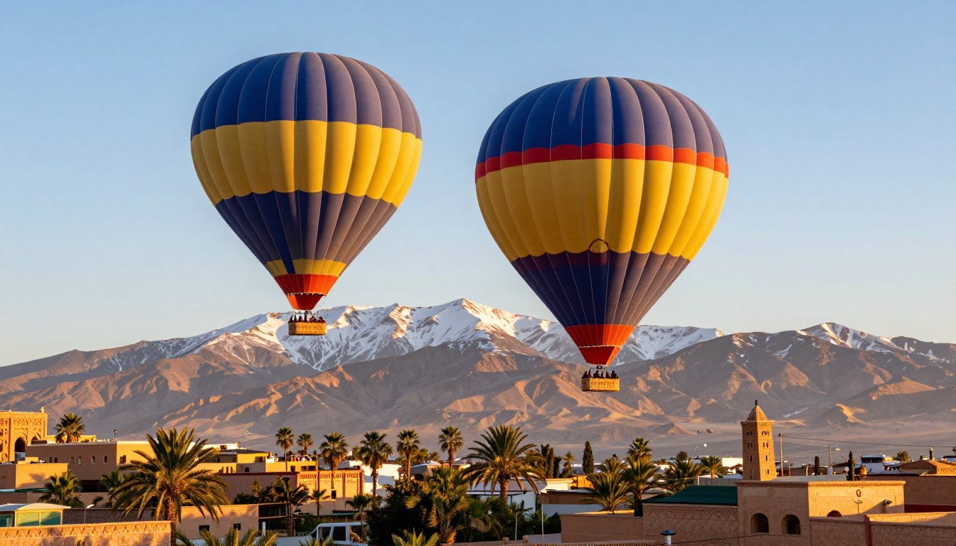 The Science of Flight: How Hot Air Balloons Work Over Marrakech